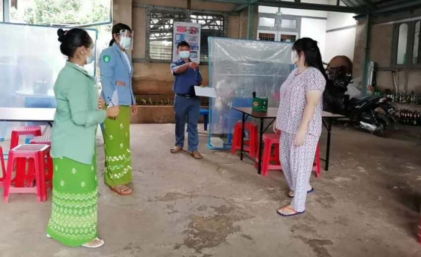 နမ္မတူမြို့နယ်၌ စားသောက်ဆိုင်၊ လက်ဖက်ရည်ဆိုင်များအား ကိုဗစ် ၁၉ ရောဂါ ကာကွယ်ထိန်းချုပ်ရေး ကျန